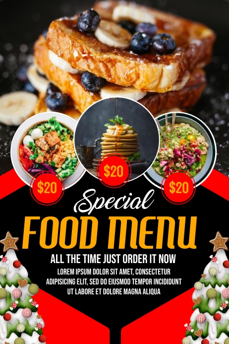 FOOD POSTER.KC Template | PosterMyWall