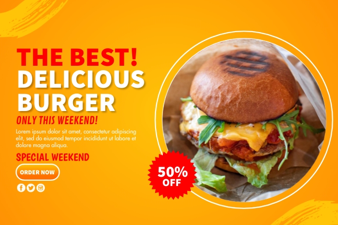 FOOD POSTER.KC Template | PosterMyWall