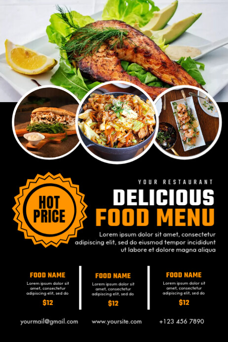 Copy of FOOD POSTER.KC | PosterMyWall