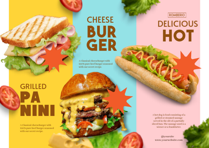Food Promo A4 Template | PosterMyWall