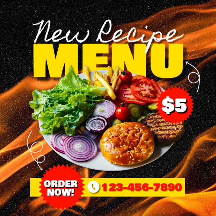 food promo banner design Template | PosterMyWall