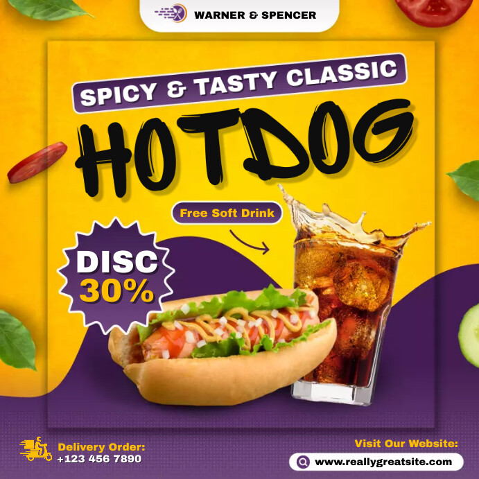 Copy of Food Promotion Instagram Post | PosterMyWall