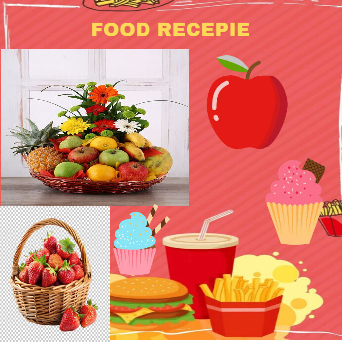 Food receipe Template | PosterMyWall