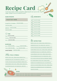 Food Recipe Flyer Template | PosterMyWall