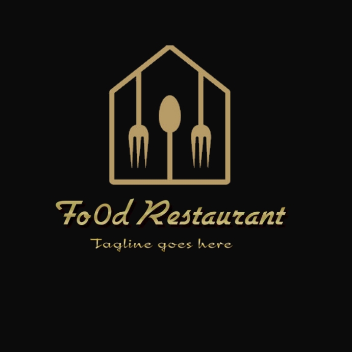 Food Restaurant icon logo free design Template | PosterMyWall