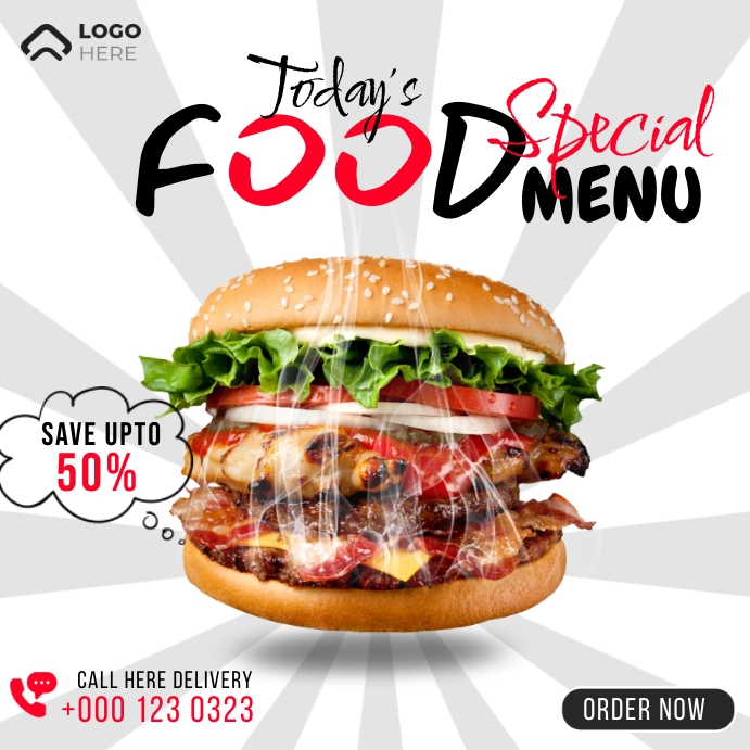 Food Sale Menu Template | PosterMyWall