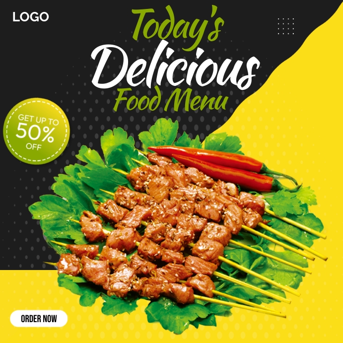 Food Sale Menu Template | PosterMyWall