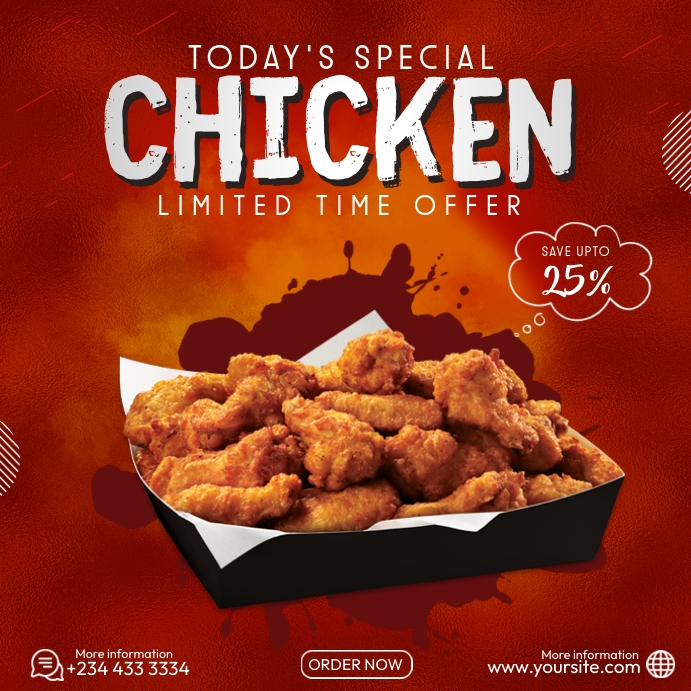 Food Special Offer Template | PosterMyWall