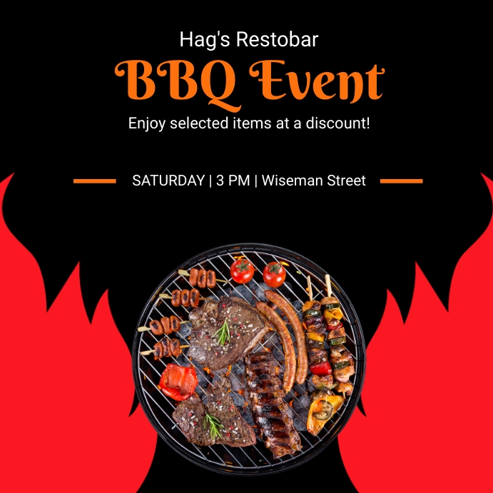 FOOD SQUARE TEMPLATE.R | PosterMyWall