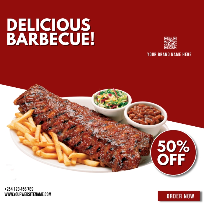 FOOD SQUARE.E Template | PosterMyWall