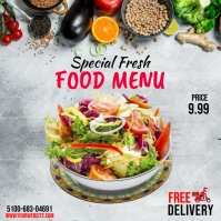 FOOD SQUARE.E Template | PosterMyWall