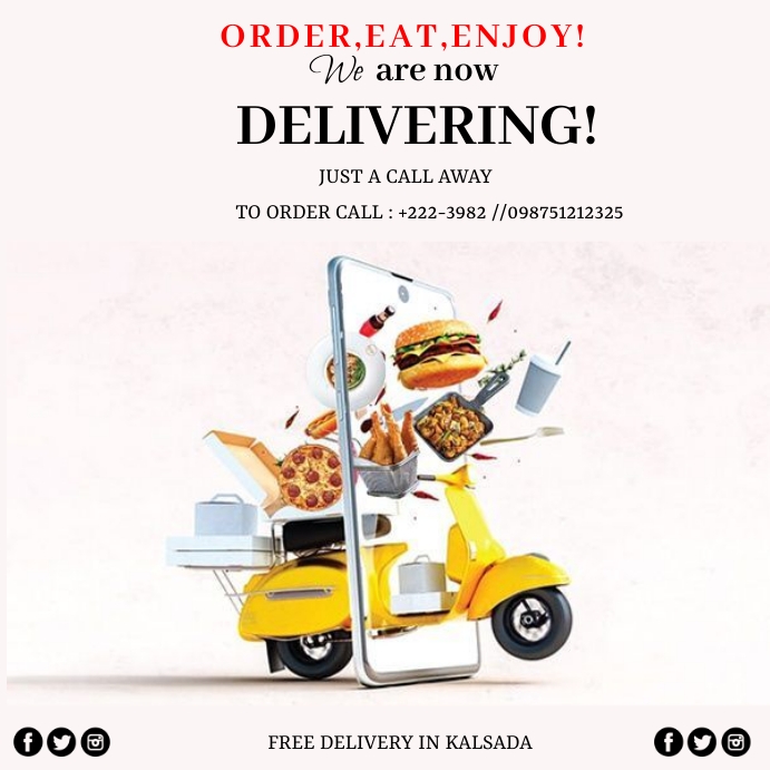 FOOD SQUARE.E Template | PosterMyWall