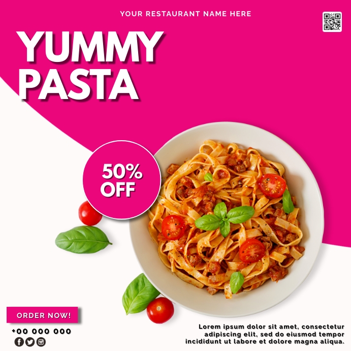 FOOD SQUARE.E Template | PosterMyWall