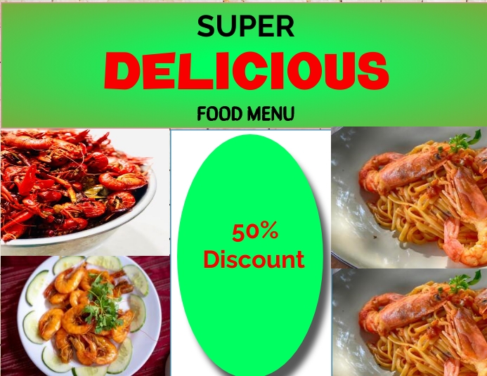 Food stuffs (1) Template | PosterMyWall