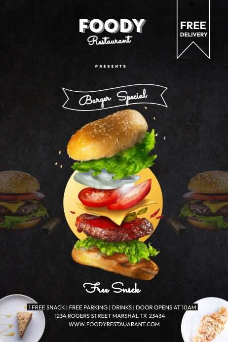 Copy Of Food Template 20 Postermywall