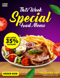 Food Ads Template | PosterMyWall