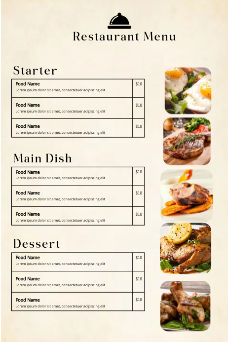 FOOD TEMPLATE | PosterMyWall