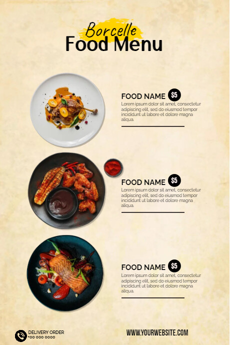 FOOD TEMPLATE | PosterMyWall