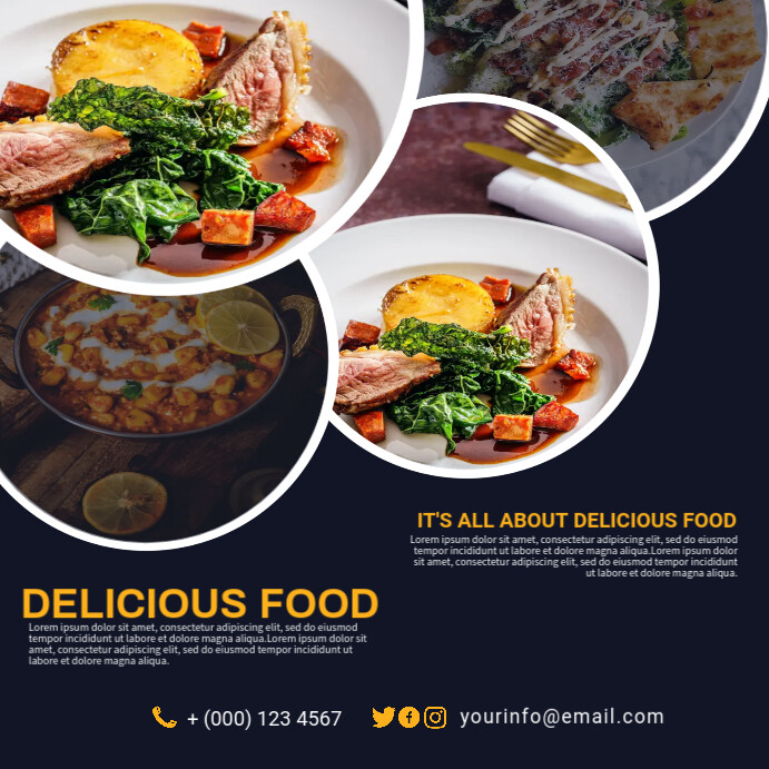 FOOD TEMPLATE | PosterMyWall