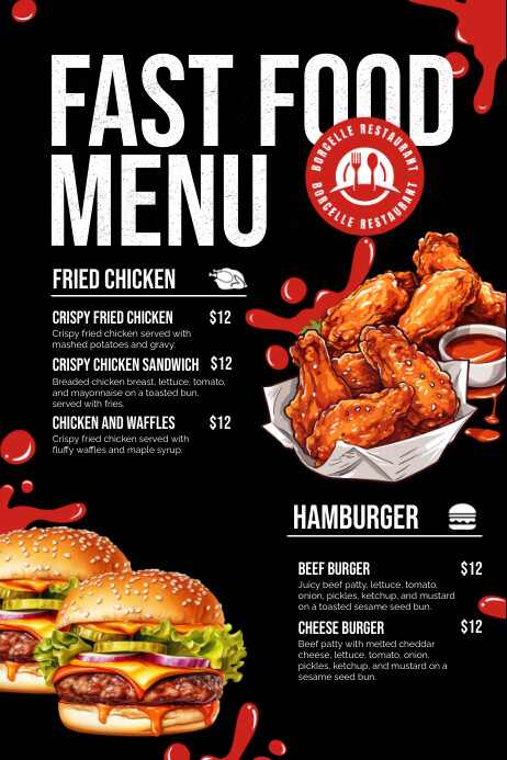 food template | PosterMyWall