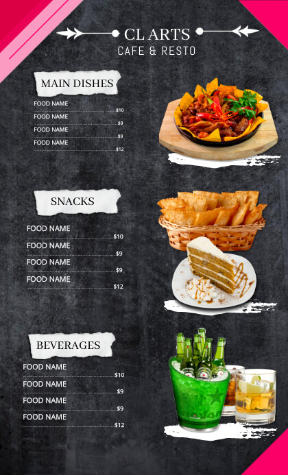 FOOD TEMPLATE | PosterMyWall