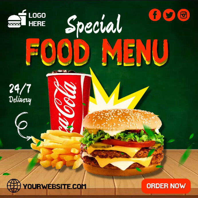 Copy of FOOD TEMPLATE.C | PosterMyWall