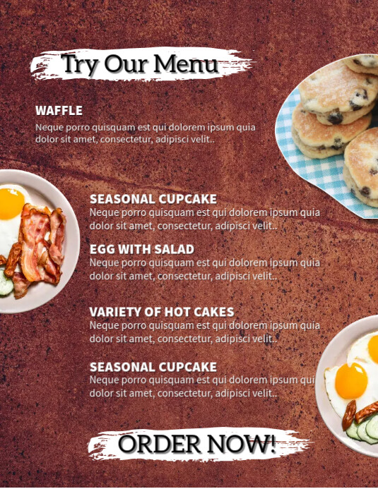 Copy of FOOD TEMPLATE.C | PosterMyWall