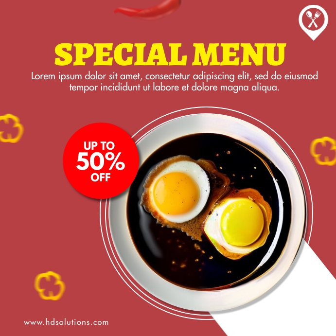 Copy of FOOD TEMPLATE.E | PosterMyWall