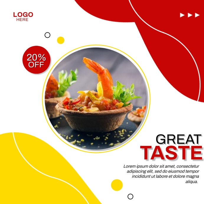 FOOD TEMPLATE.E | PosterMyWall