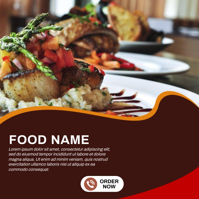 Copy of FOOD TEMPLATE.E | PosterMyWall
