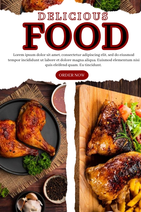 Copy of FOOD TEMPLATE.E | PosterMyWall