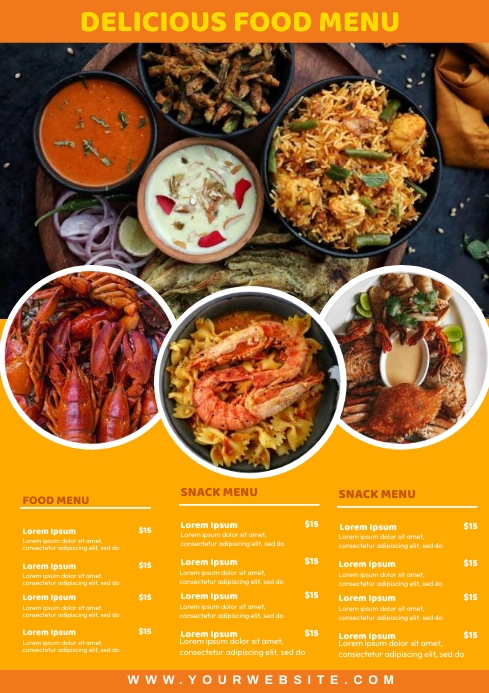 Copy of FOOD TEMPLATE.E | PosterMyWall