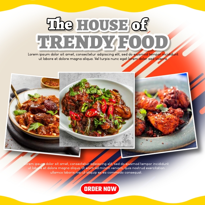 Copy of FOOD TEMPLATE.E | PosterMyWall