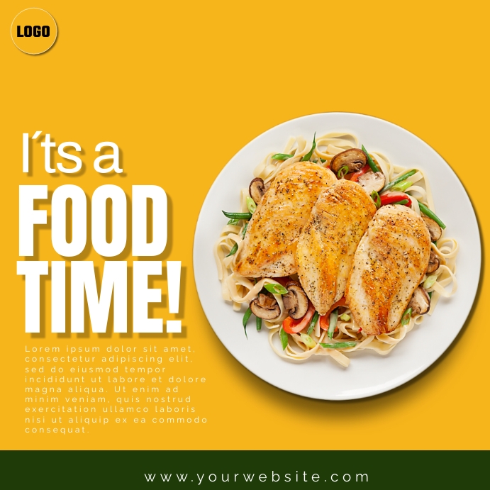 Copy of FOOD TEMPLATE.E | PosterMyWall