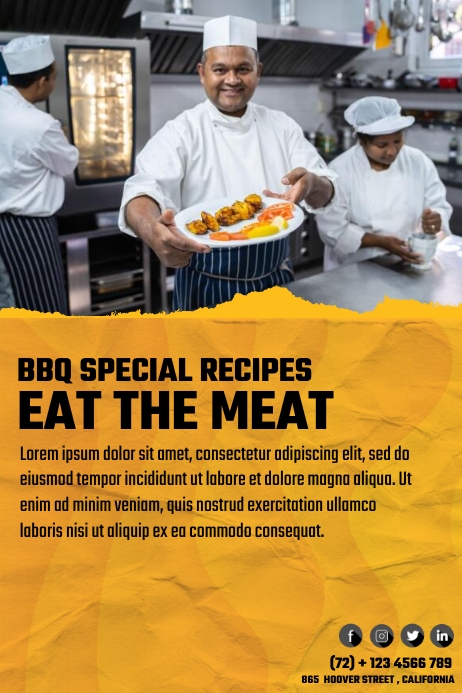 Copy of FOOD TEMPLATE.E | PosterMyWall