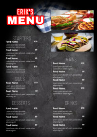 FOOD TEMPLATE.E | PosterMyWall