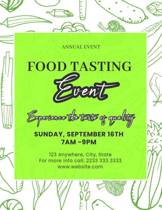 Copy of Food Testing Flyer (us Letter) | PosterMyWall