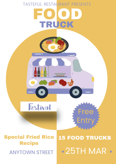 Food Truck Flyer Template | PosterMyWall