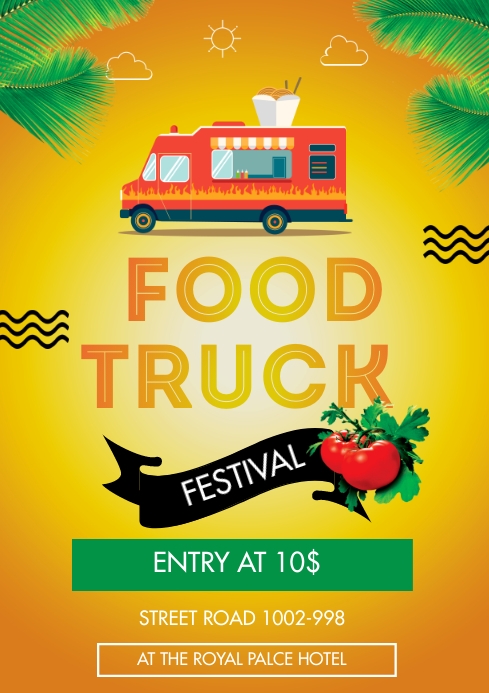 Food Truck Flyers Template | PosterMyWall