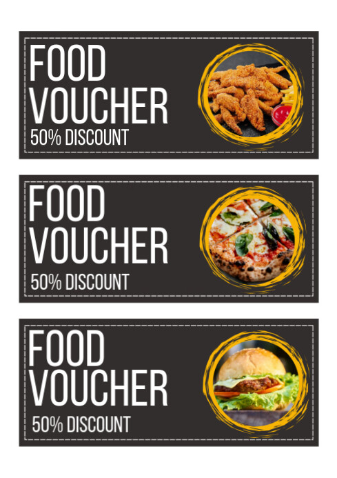 Copy of Food voucher | PosterMyWall