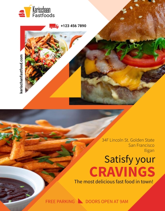 FOOD WALLBOARD TEMPLATE.C | PosterMyWall