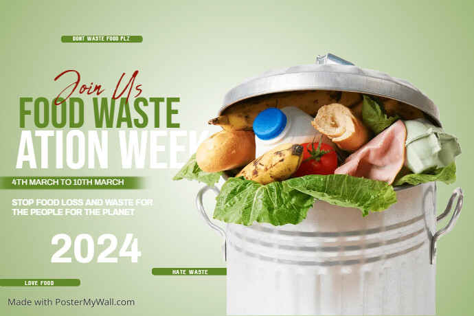 Food waste action week Template | PosterMyWall