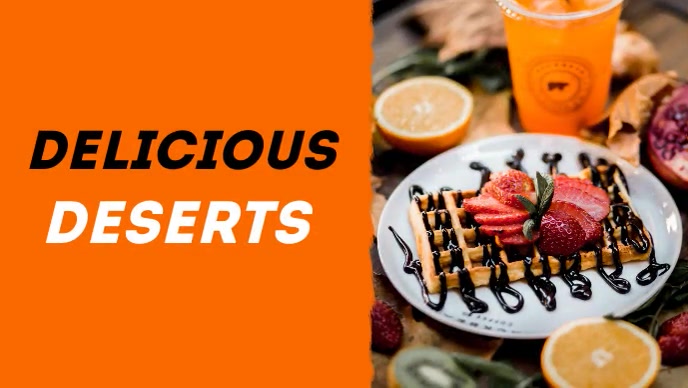 Food YouTube Thumbnail Template | PosterMyWall
