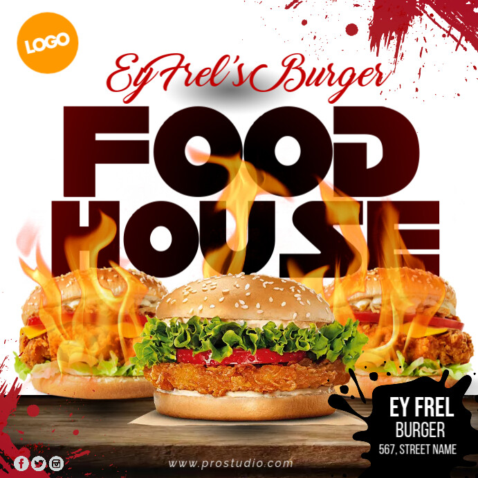 foodhouse.a Template | PosterMyWall