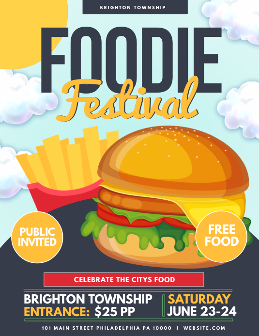 Copy of Foodie festival | PosterMyWall