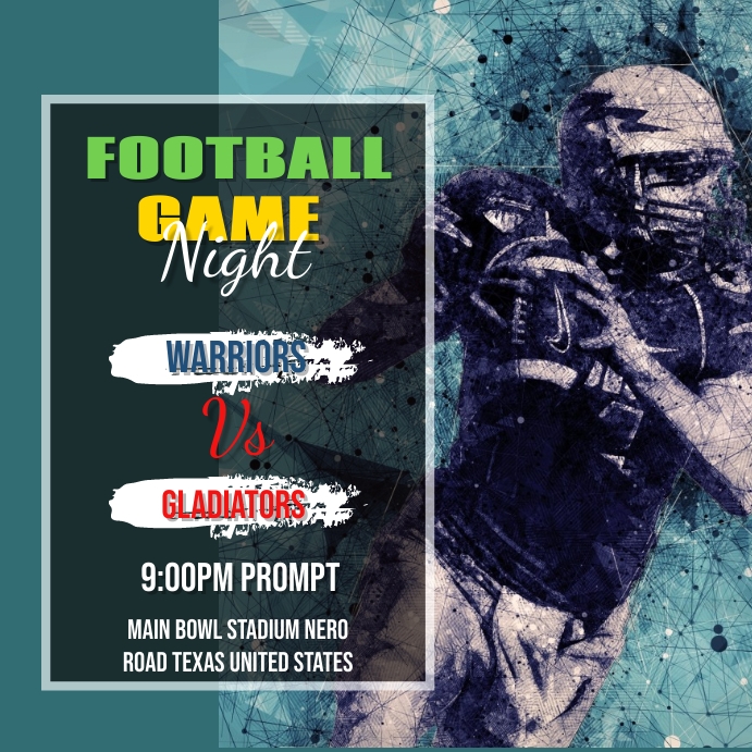 Modèle Boule de Pied | PosterMyWall