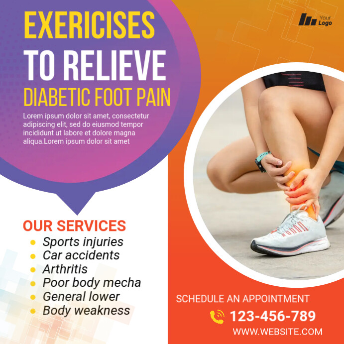 Copy of Foot Pain | PosterMyWall