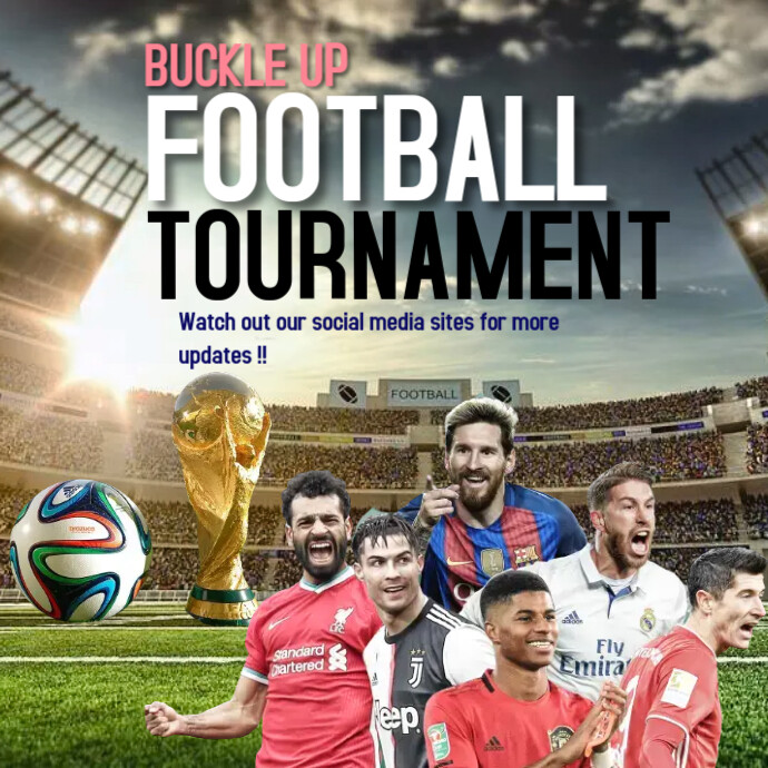 Football, soccer, football annoucement Template | PosterMyWall