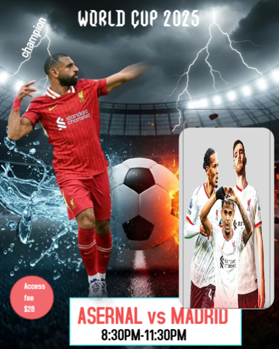 Plantilla de Football ⚽ flyer design | PosterMyWall