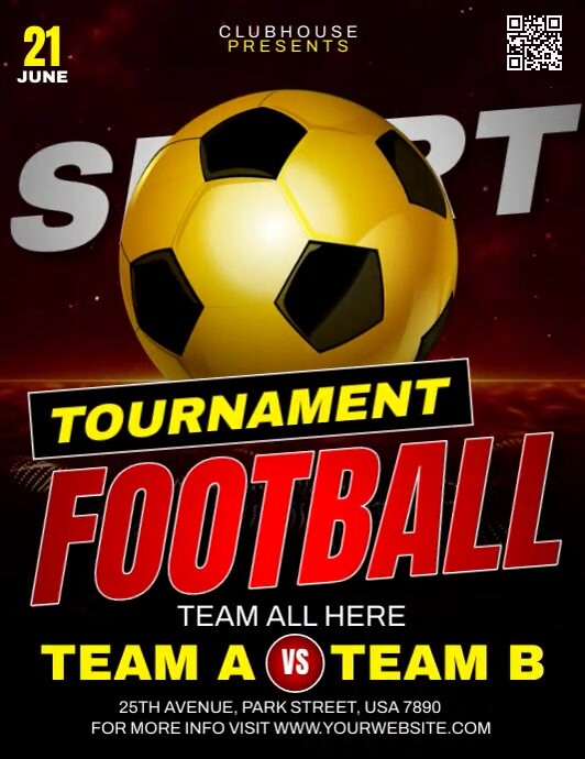 Plantilla de Football Ads | PosterMyWall